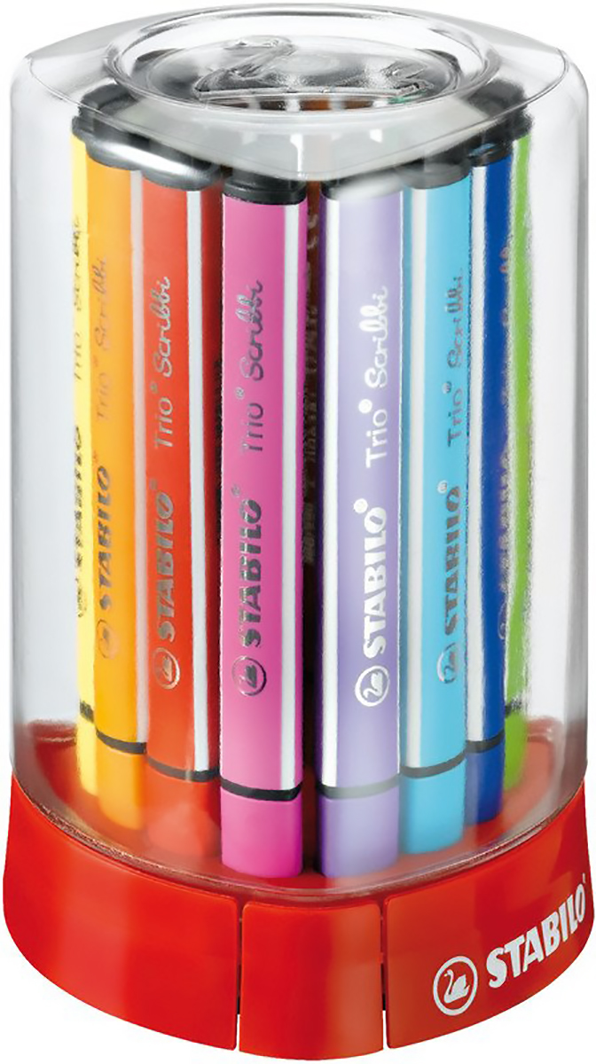 Stabilo Faserschreiber Trio Scribby Tischset à 12 - vom Fachhändler