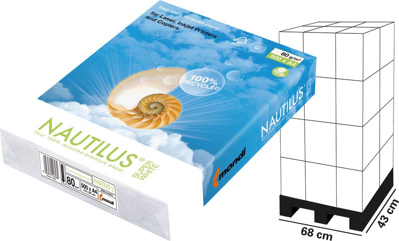 Nautilus Universalpapier super white A4 80gr à 500 - bei Ofrex bestellen