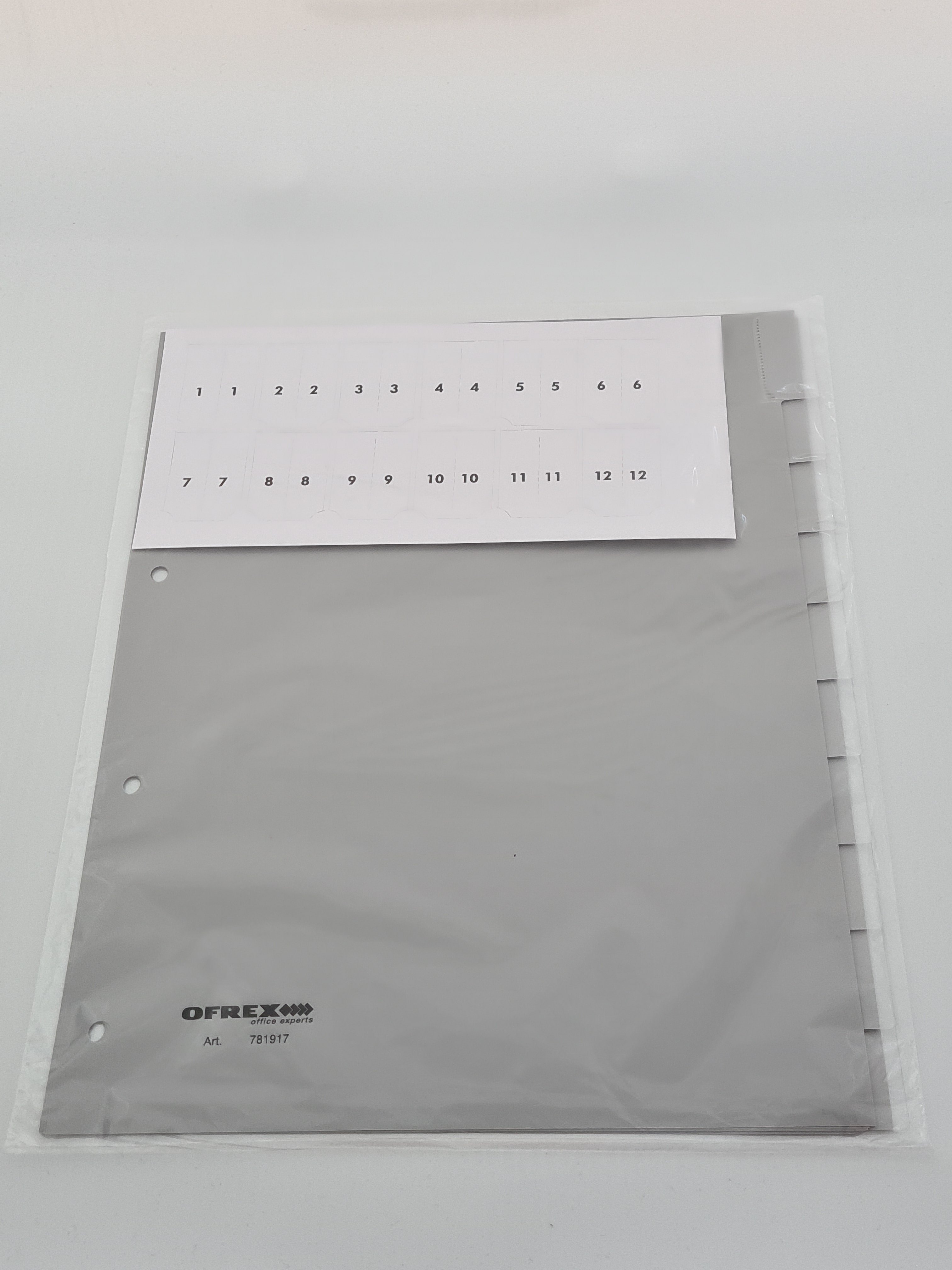 Ofrex Register PP A4 10-teilig mit Fenst online kaufen