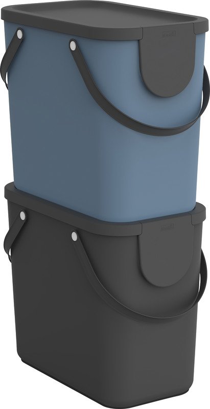 Rotho Système de tri sélectif pour poubelle Albula 25l